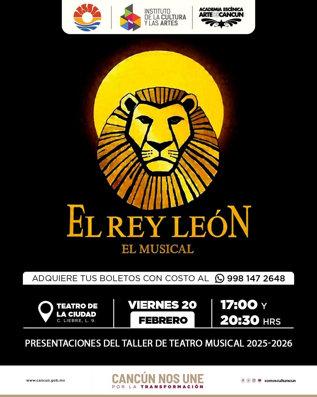 El Rey León, El Musical llega al Teatro de la Ciudad con talento local ...