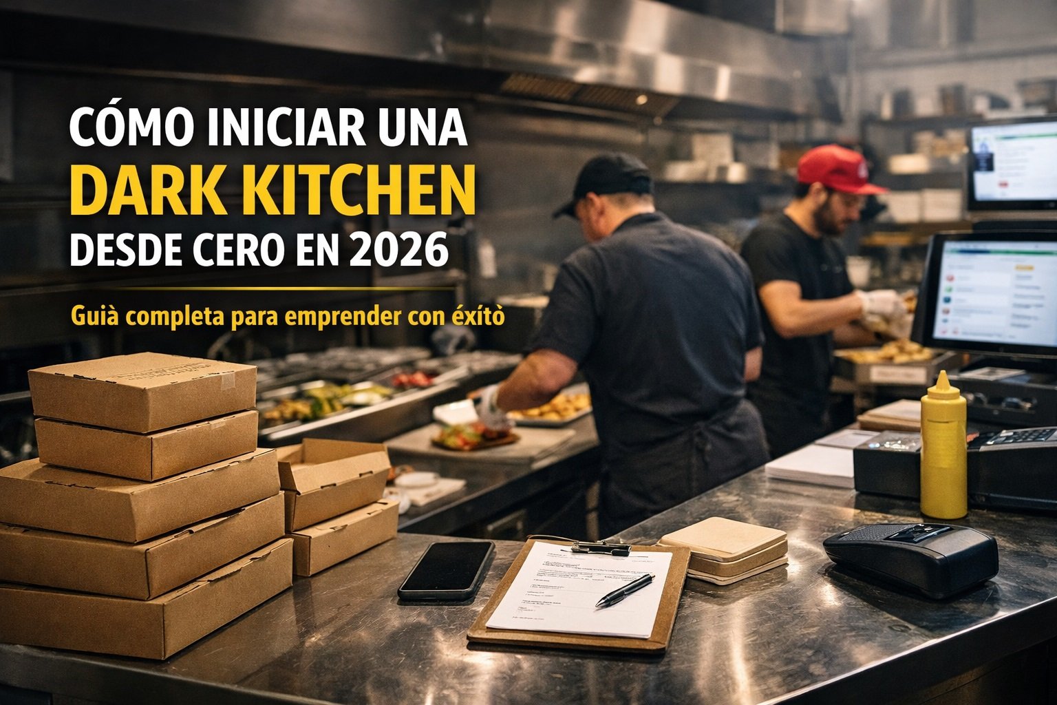 Cómo iniciar una dark kitchen desde cero en 2026: guía completa para ...