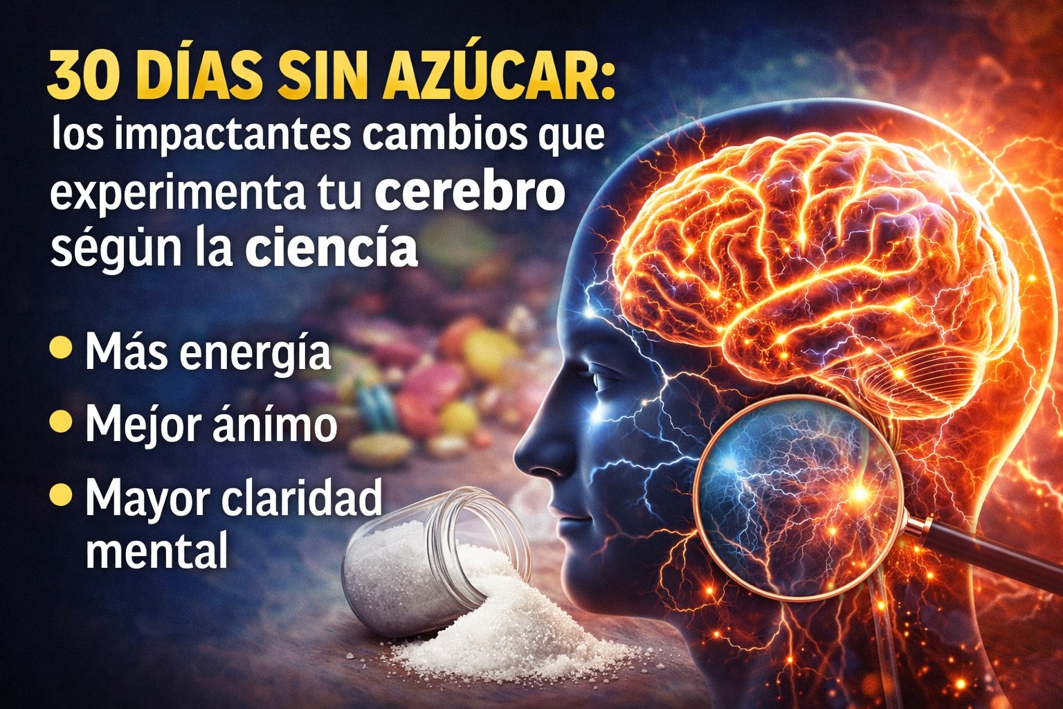 30 días sin azúcar: los impactantes cambios que experimenta tu cerebro ...